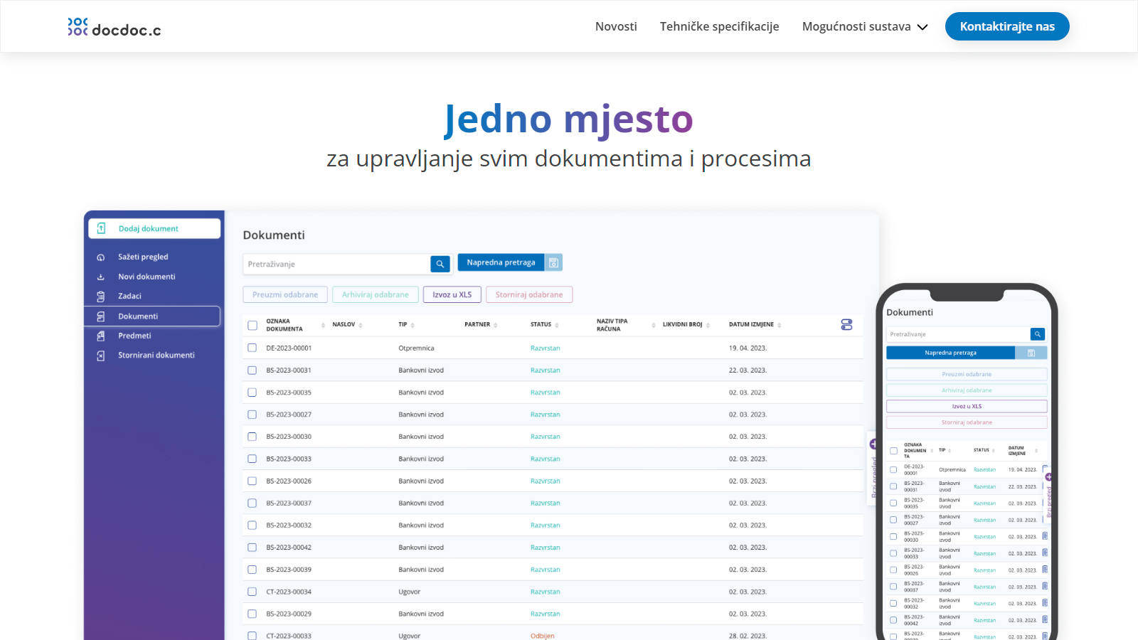 DocDoc.C | DMS sustav | digitalizacija poslovanja